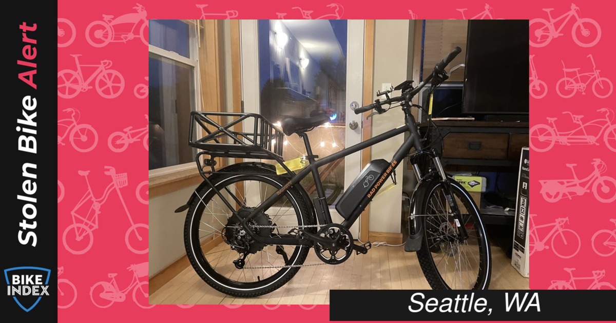 Stolen 2022 Rad Power Bikes RadCity 4