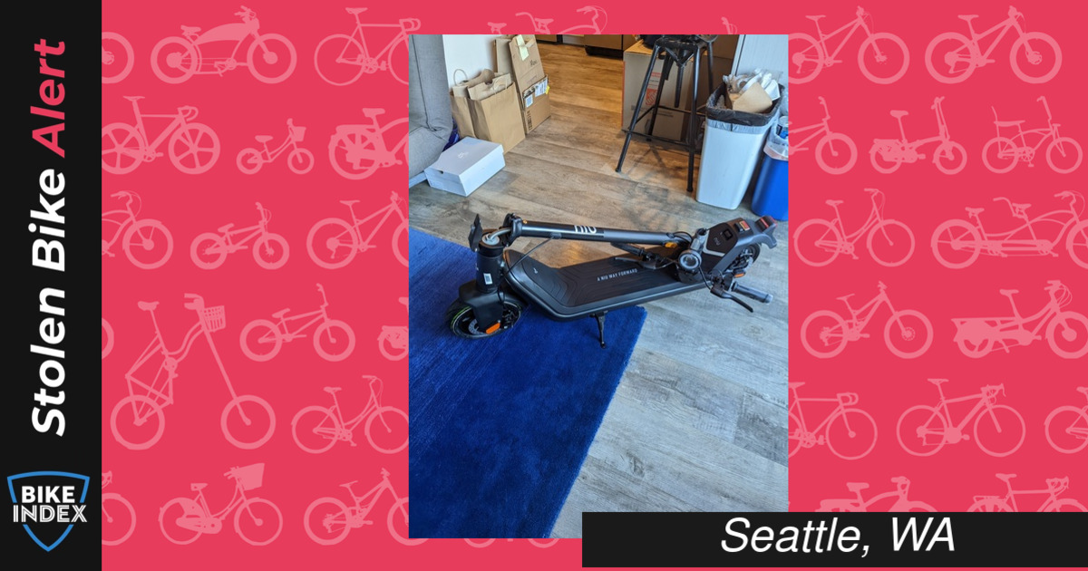 Stolen 2021 Niu KQI3 Pro e-scooter