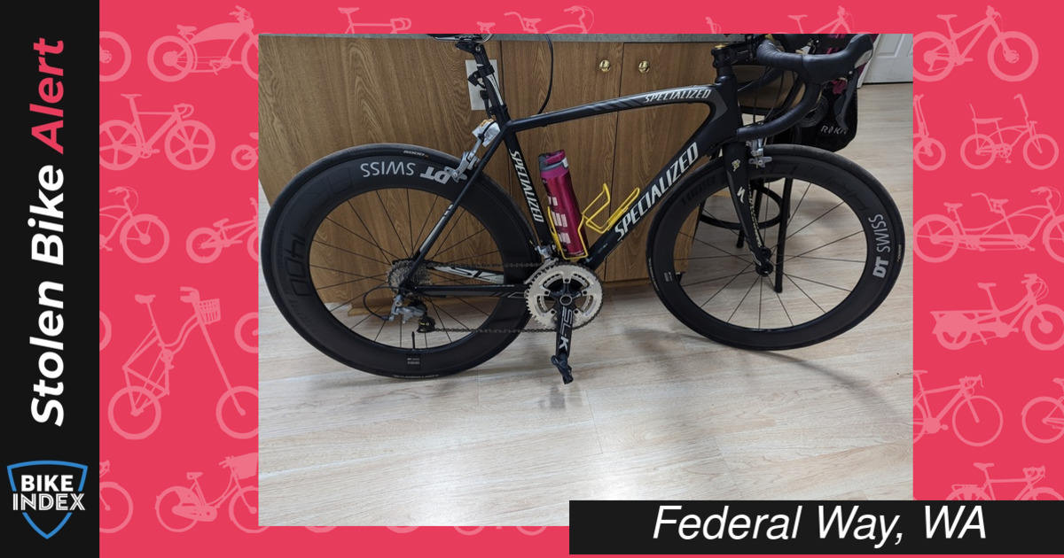 Stolen 2012 Specialized Tarmac SL3 Expert Mid-Compact