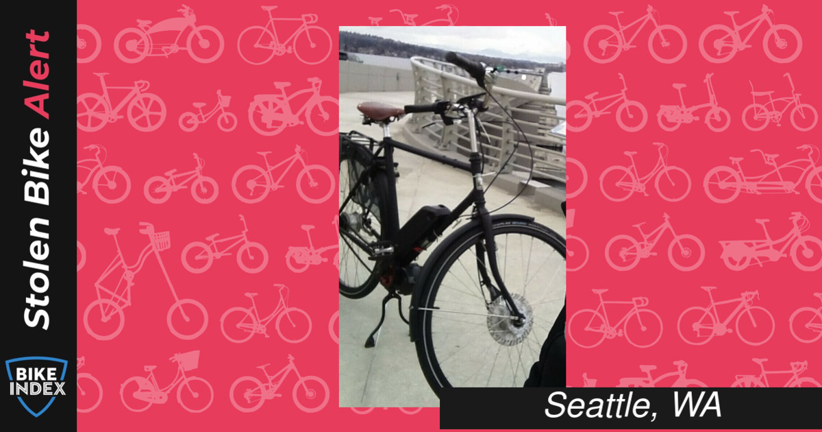 Stolen 2012 WorkCycles Secret Service