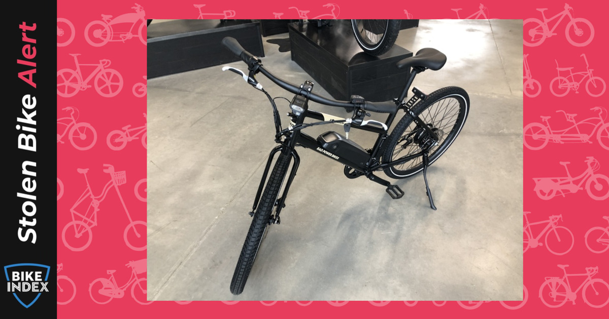 Stolen 2020 Rad Power Bikes Electric Metro bike