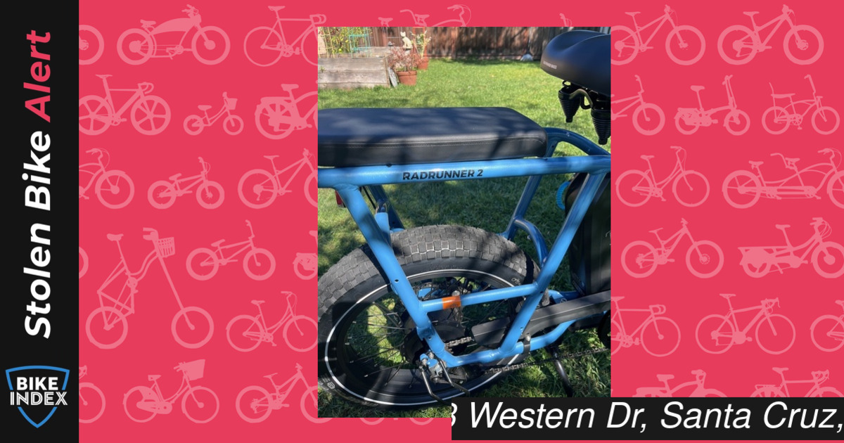 Stolen 2023 Rad Power Bikes RadRunner 2 Electric Utility Bike