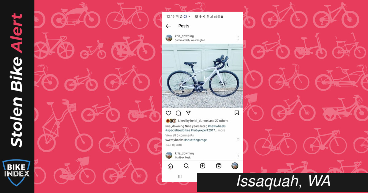 Stolen 2018 Specialized Ruby expert