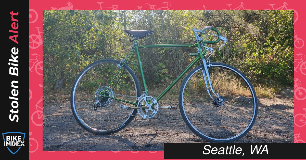 Stolen 1974 Schwinn 10-speed - Super sport with a brown B...