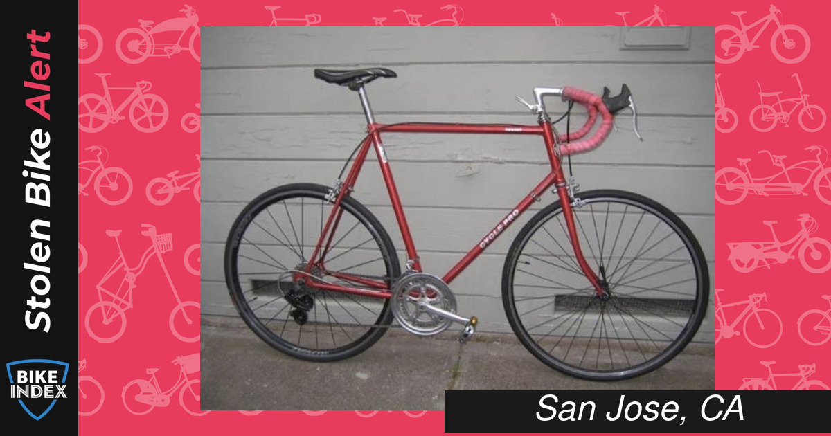 Stolen 1980 Cycle Pro Road bike