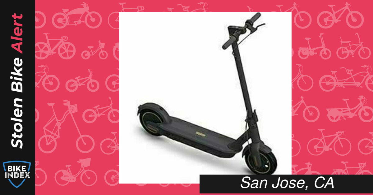Stolen 2019 Segway Ninebot Ninbot max g30p e-scooter
