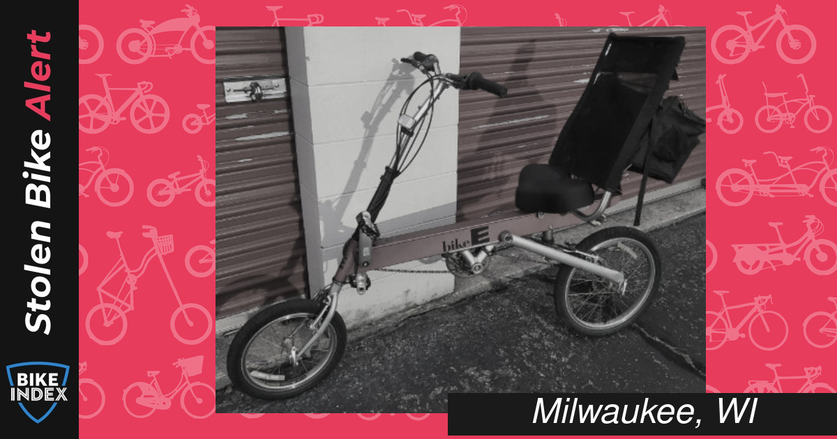 Stolen 2002 BikeE recumbents FX