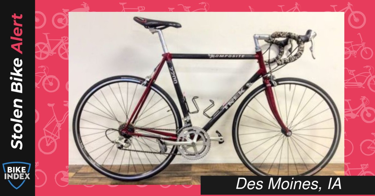 Stolen 1995 Trek Road Bike