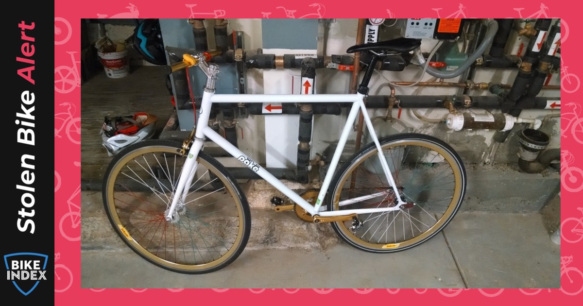 Stolen 2014 Pake RUM RUNNER STEEL TRACK FRAME