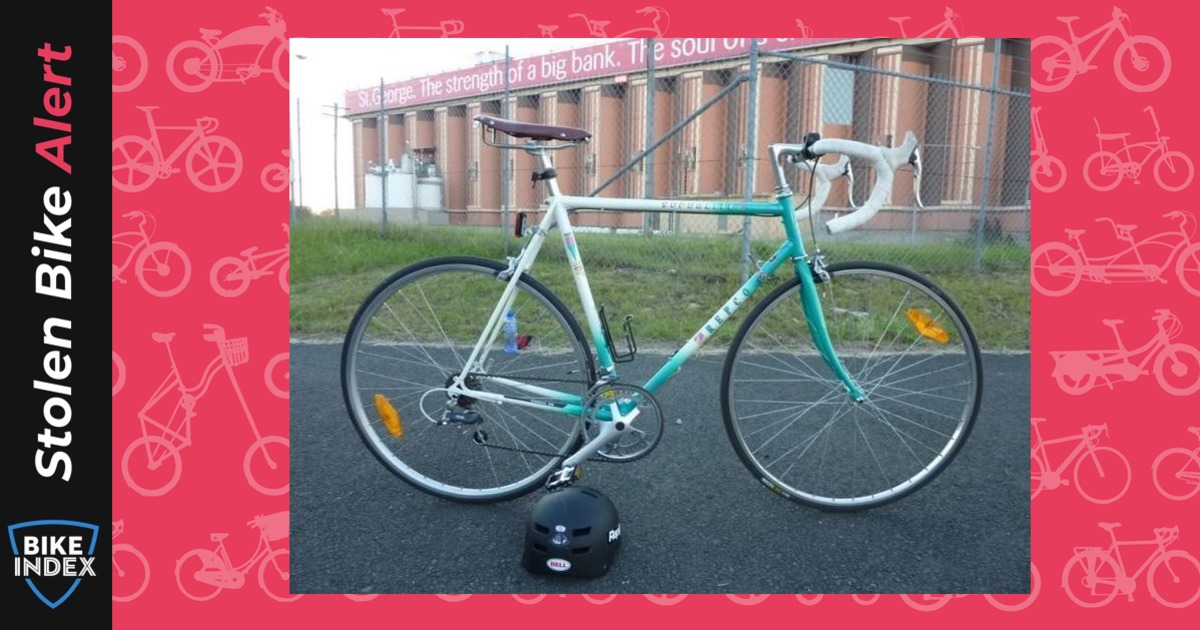 Stolen 1986 Repco Repco Superlite (Aqua / White frame)
