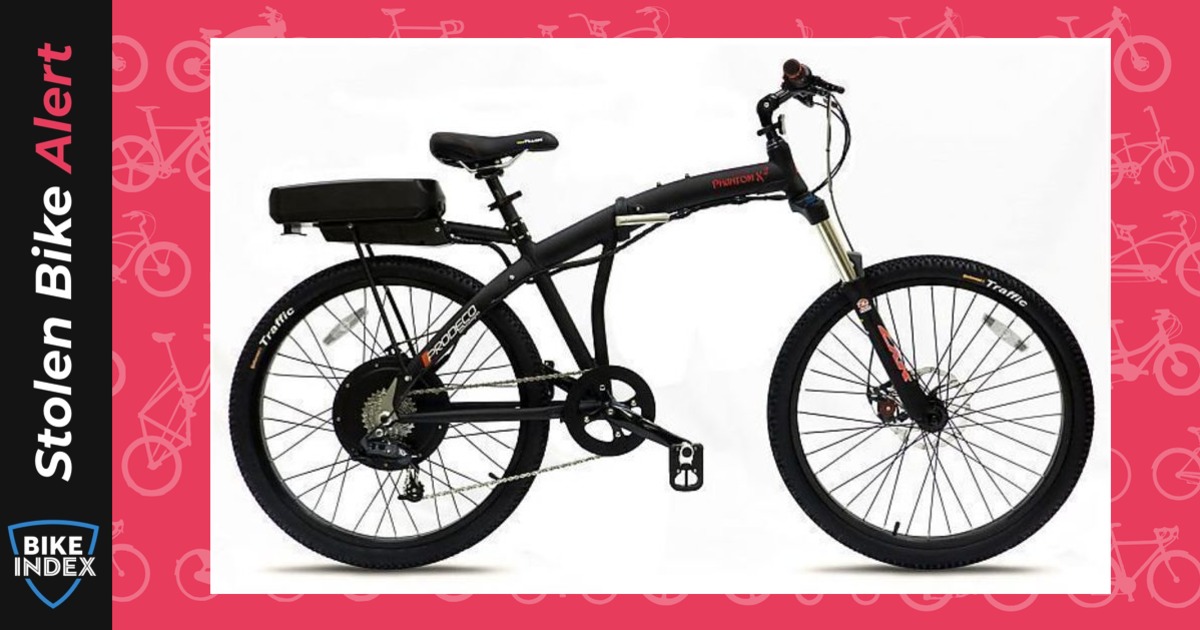 Stolen 2013 Prodeco Phantom X2