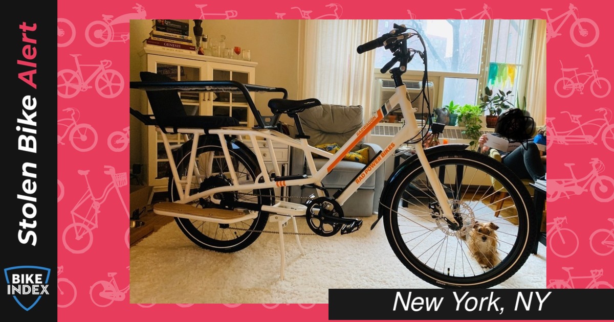 Stolen 2019 Rad Power Bikes Radwagon E-assist with children caboose ...