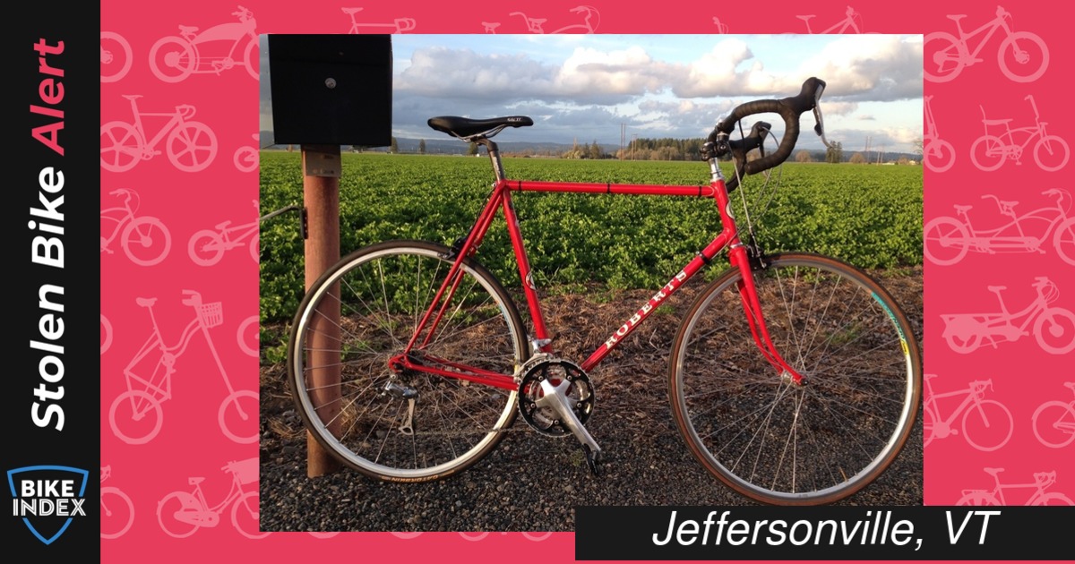 Stolen 1977 Roberts Cycles Club Racing