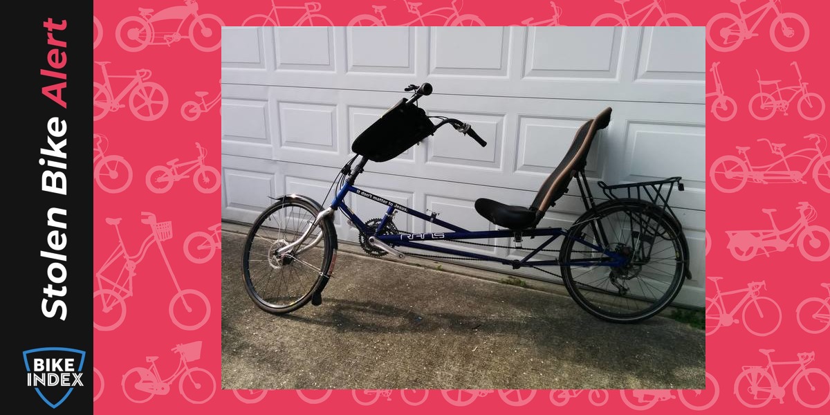 Stolen Rans Designs Stratus XP recumbent