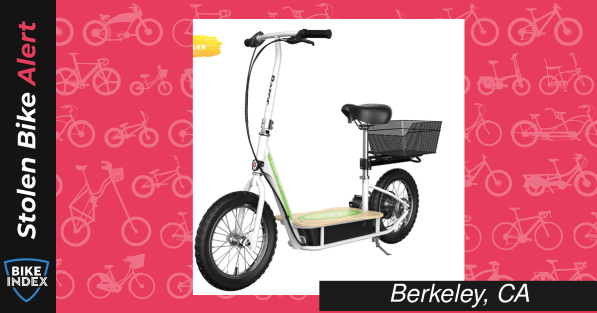 Stolen 2018 Razor Razor EcoSmart Metro Electric Scooter