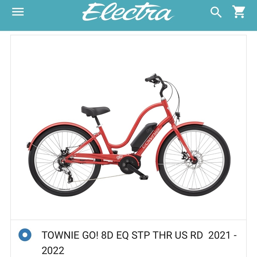 2022 Electra Townie Go! 8D EQ Step Thru US