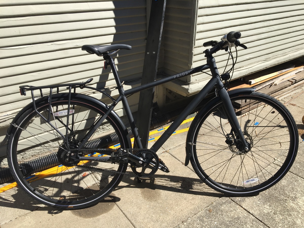 2017 Priority Bicycles Continuum Onyx