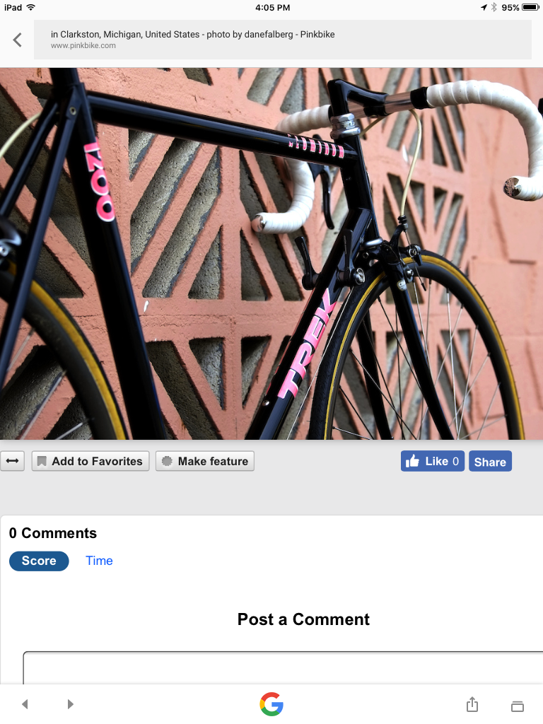 Stolen 1988 Trek 1200