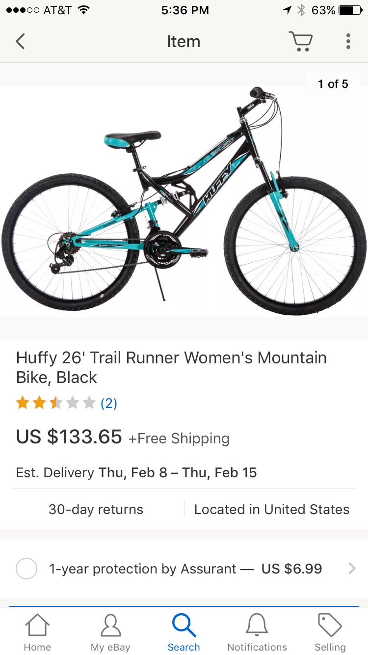 Stolen 2011 Huffy 26' trail runner women's mountain bike
