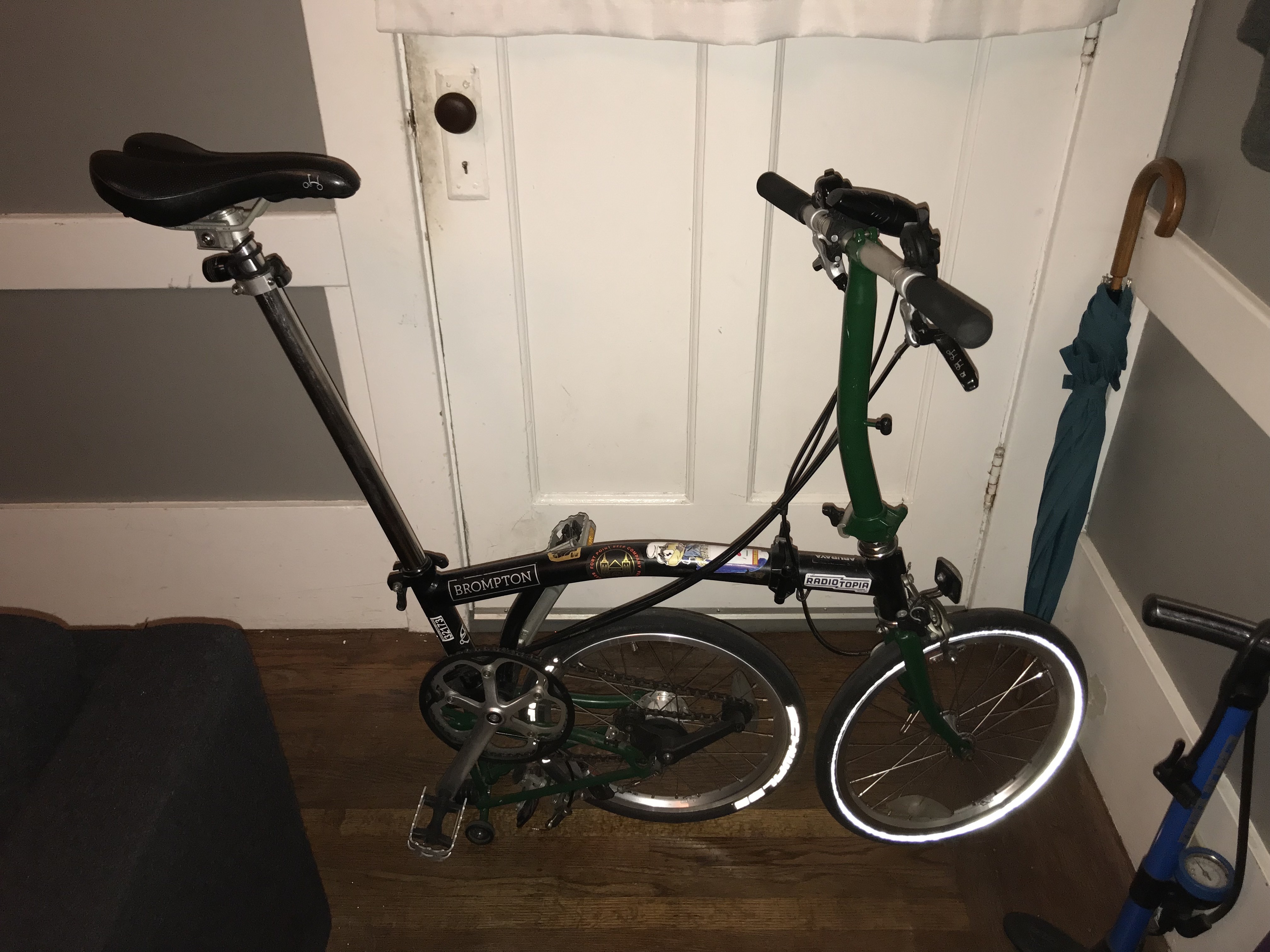 2015 Brompton Bicycle S-Type handlebars