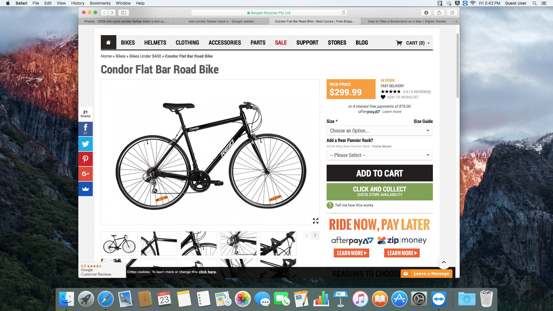 Stolen 2018 reid cycle condor flatbar black s reid cycle condor flatbar ...