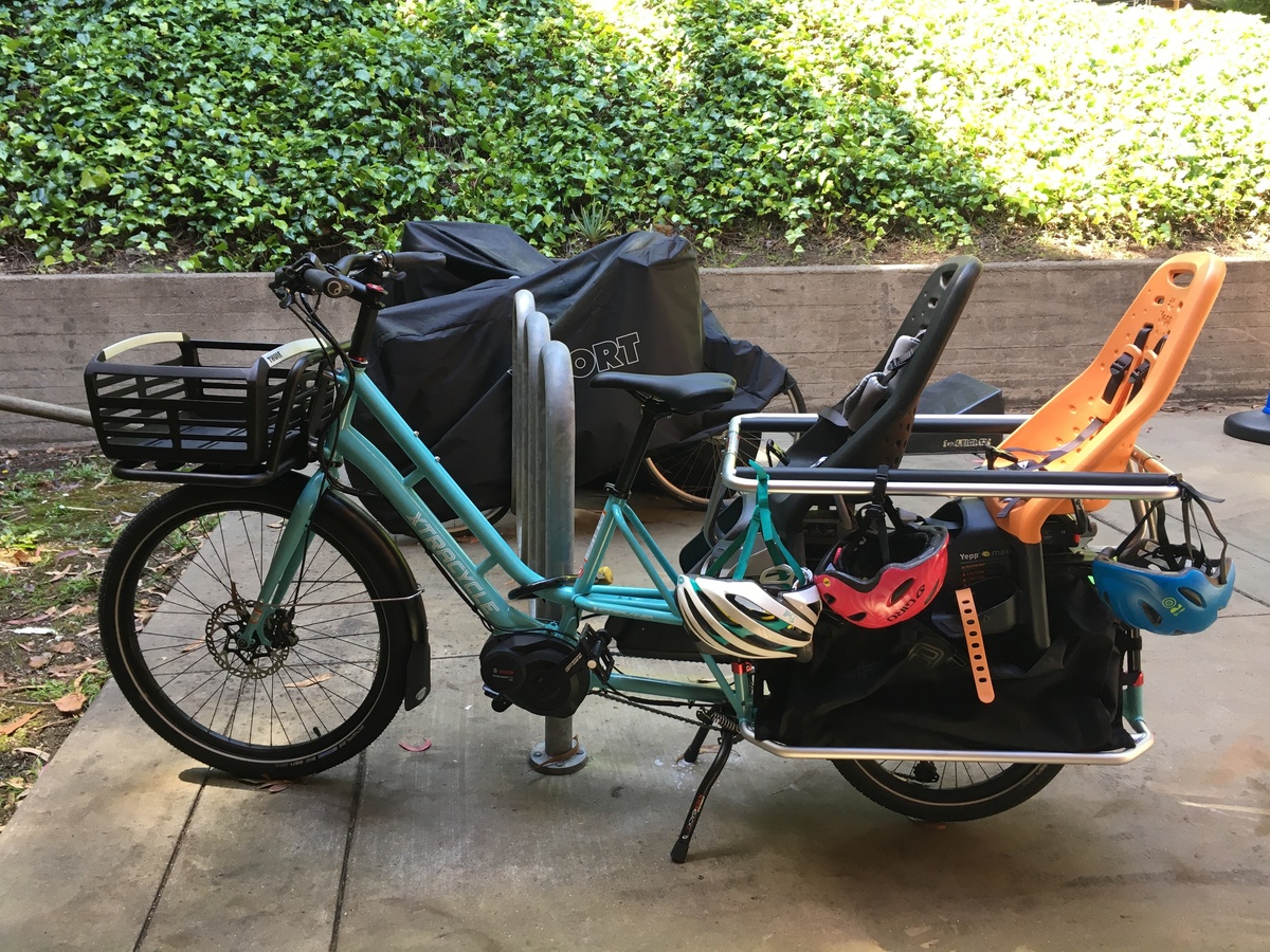 2019 Xtracycle Edgerunner eSwoop cargo bike rear