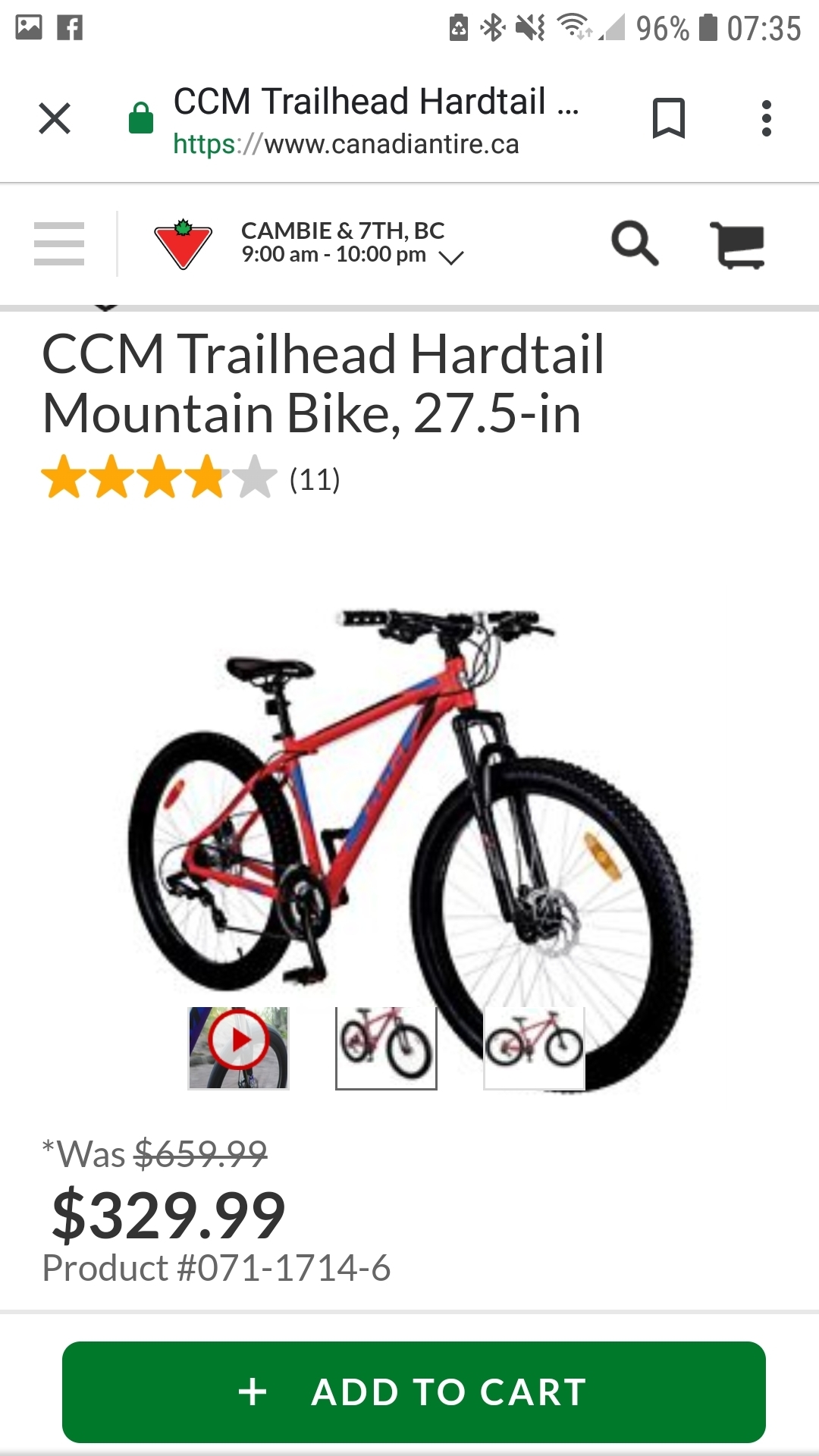 Stolen 2018 CCM Trailhead Hardtail