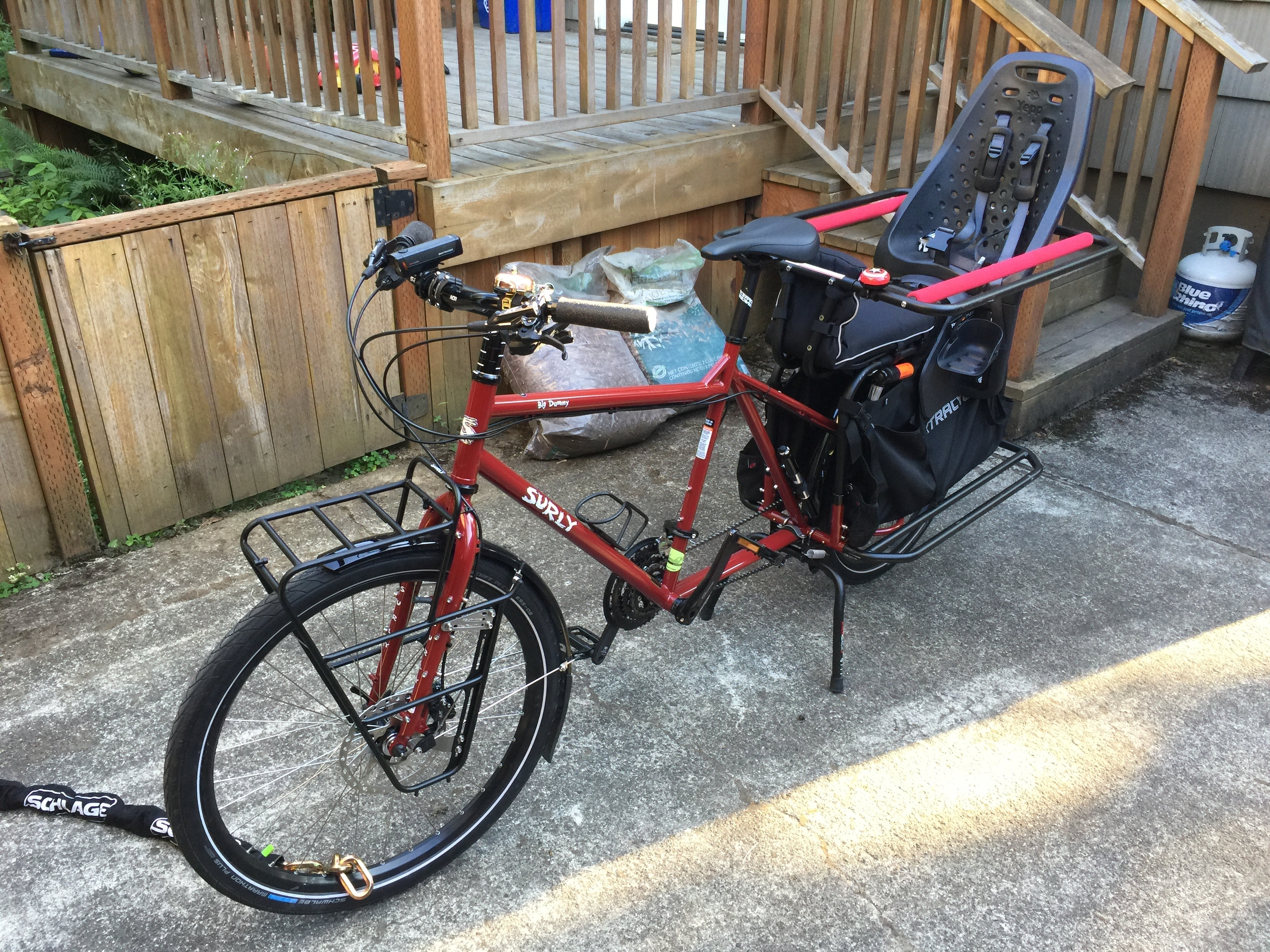 2019 Surly Big Dummy cargo bike rear