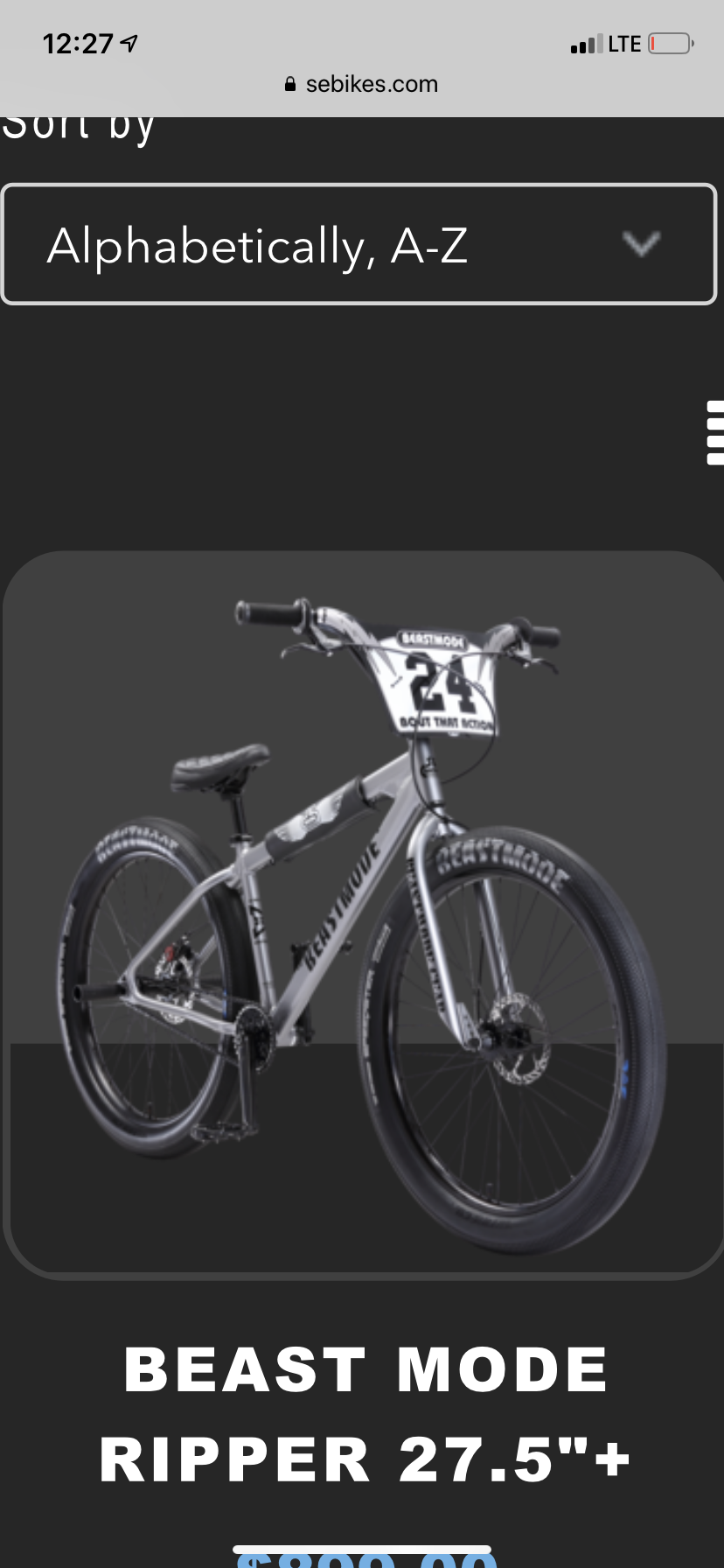 Stolen 2019 SE Bikes Beast Mode,