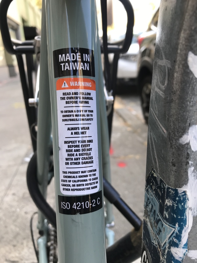 2018 Surly long haul trucker 26" grandpa's thermos