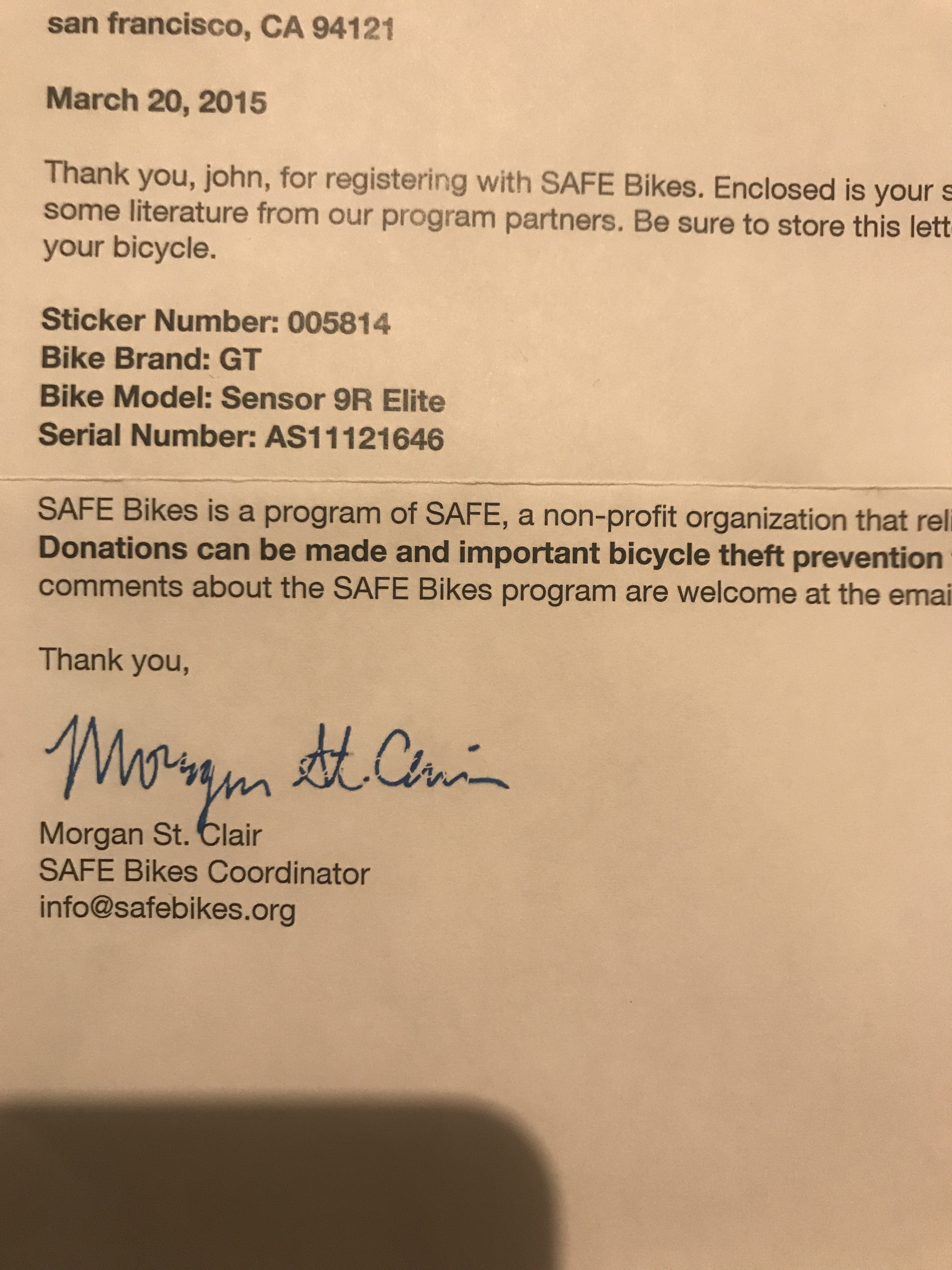 2012 GT Bicycles Sensor