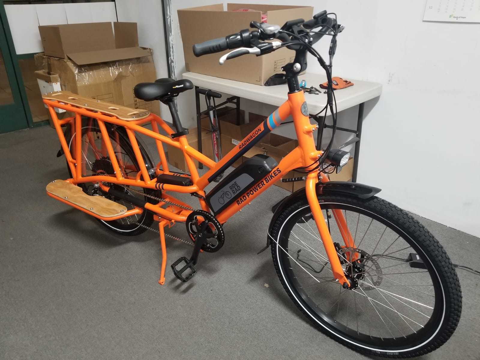 2019 Rad Power Bikes Rad Wagon cargo bike rear