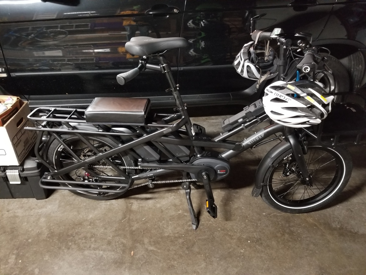 2019 Tern GSD S10 cargo bike rear