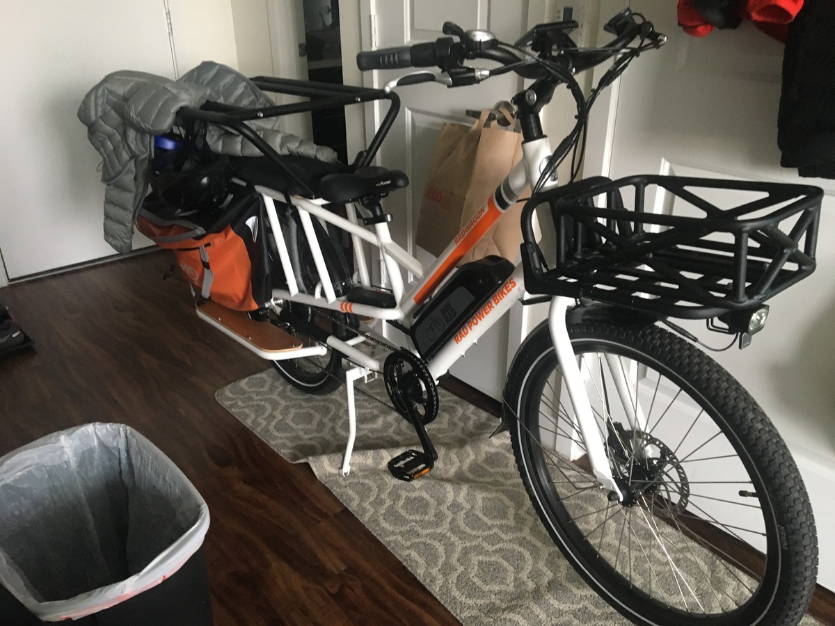 2019 Rad Power Bikes Radwagon cargo bike rear