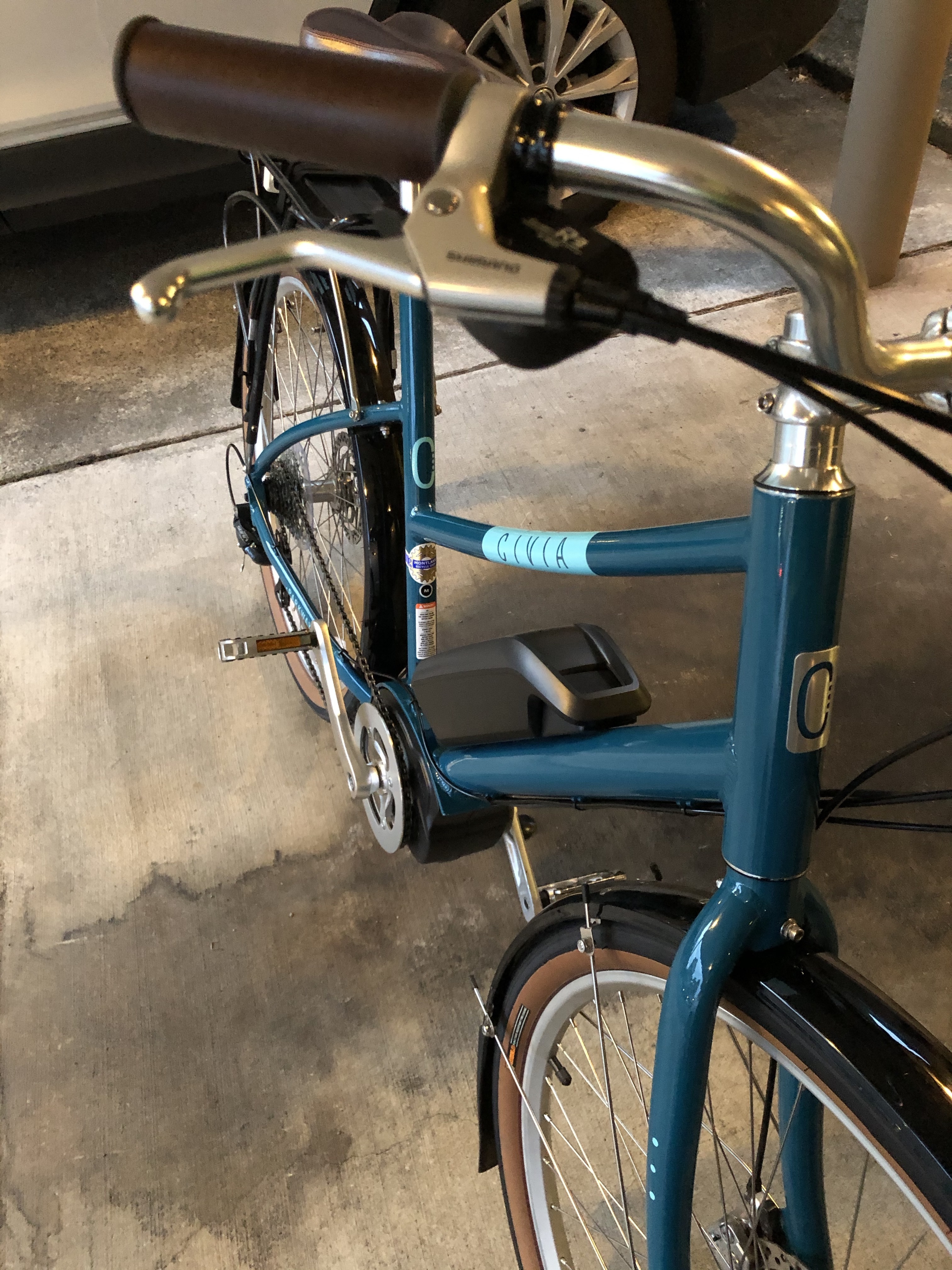 Civia v0 Parkway Step-Thru Ebike Dark MED
