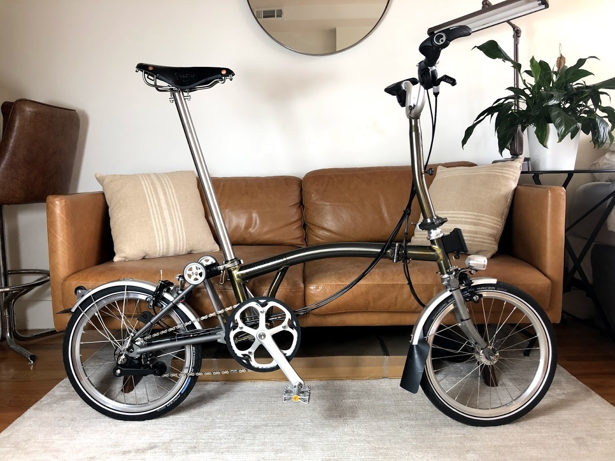 Brompton Bicycle M6LX Superlight Titanium