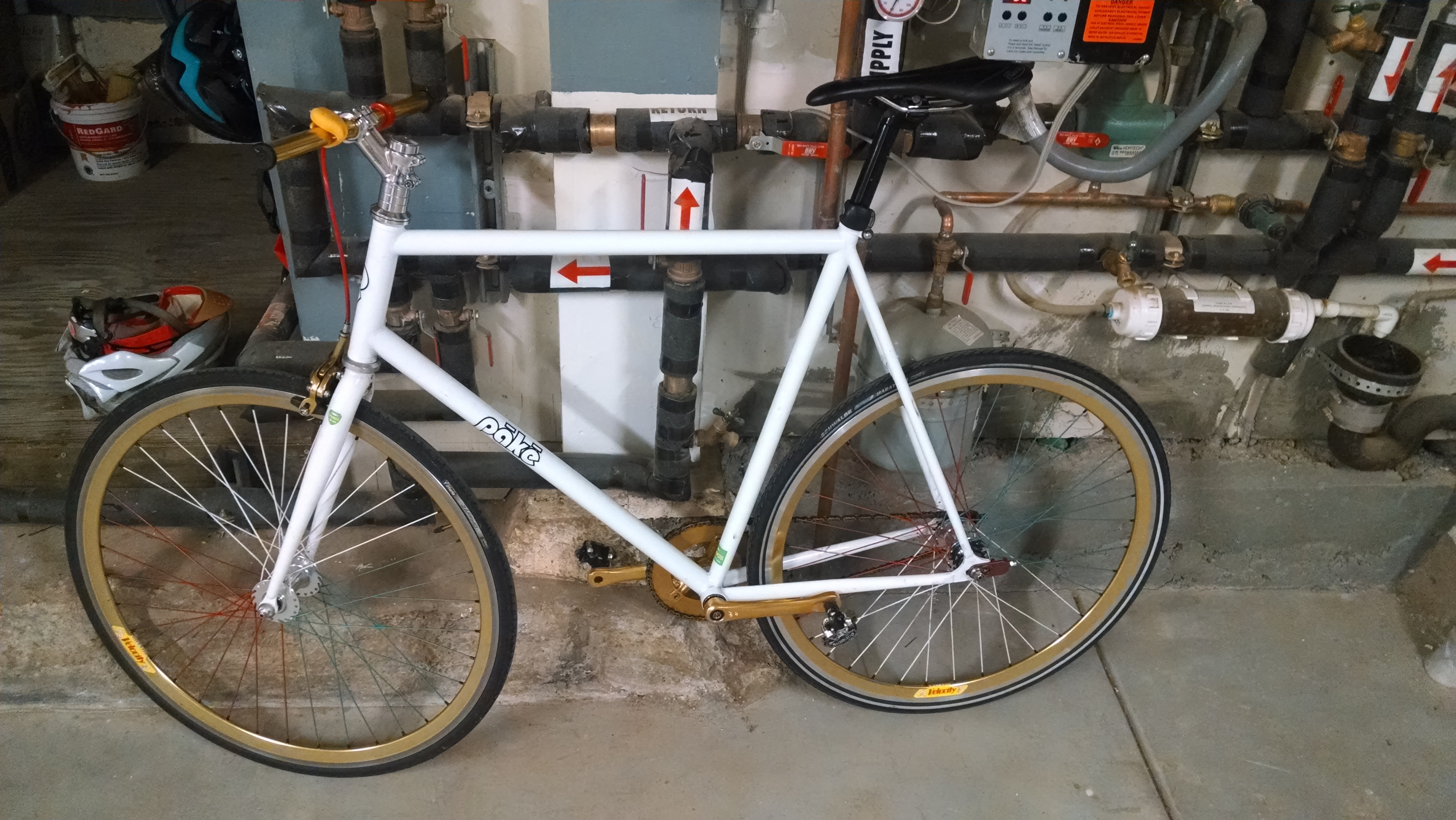 Stolen 2014 Pake RUM RUNNER STEEL TRACK FRAME