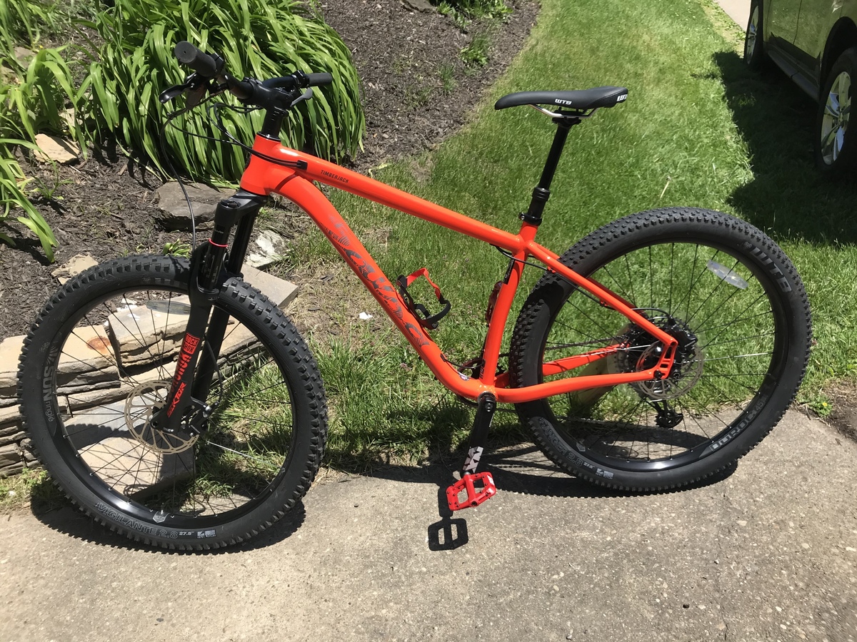 2027 Salsa Timberjack NX Eagle 5+ Bike, Orange, MED