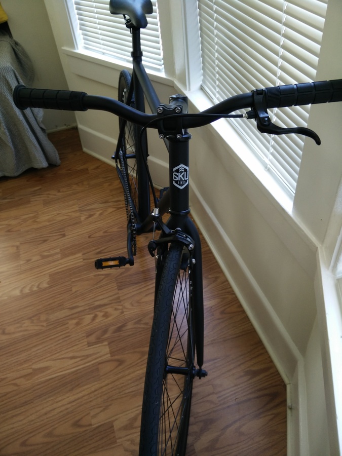 2015 6KU Fixie Single-Speed Nebula Black