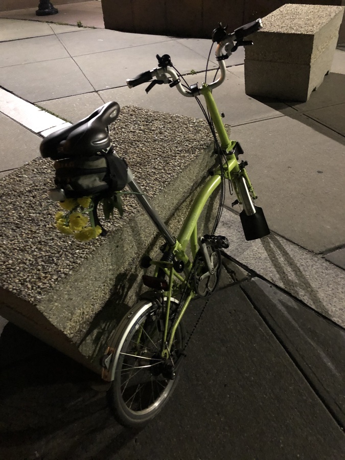 2015 Brompton Bicycle ML-6, no rack
