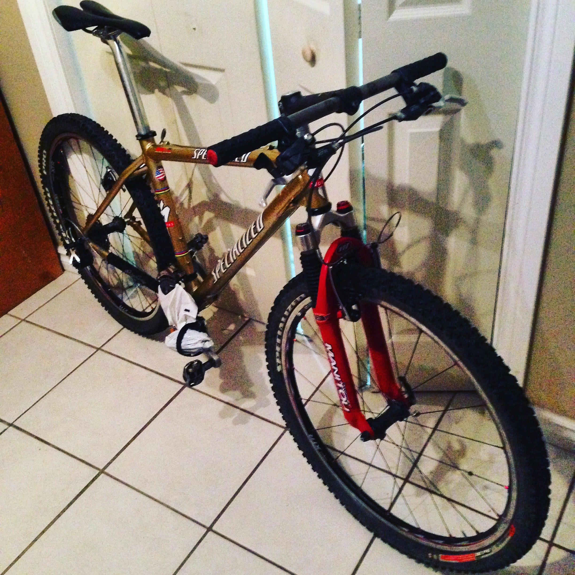 1998 Specialized Sworks bart brentjens gold medal edition