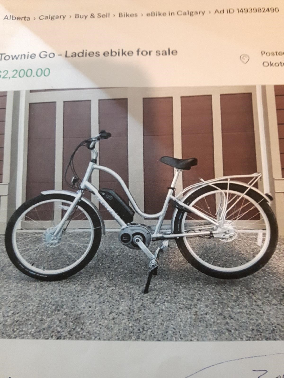 2018 Electra Townie go ebike