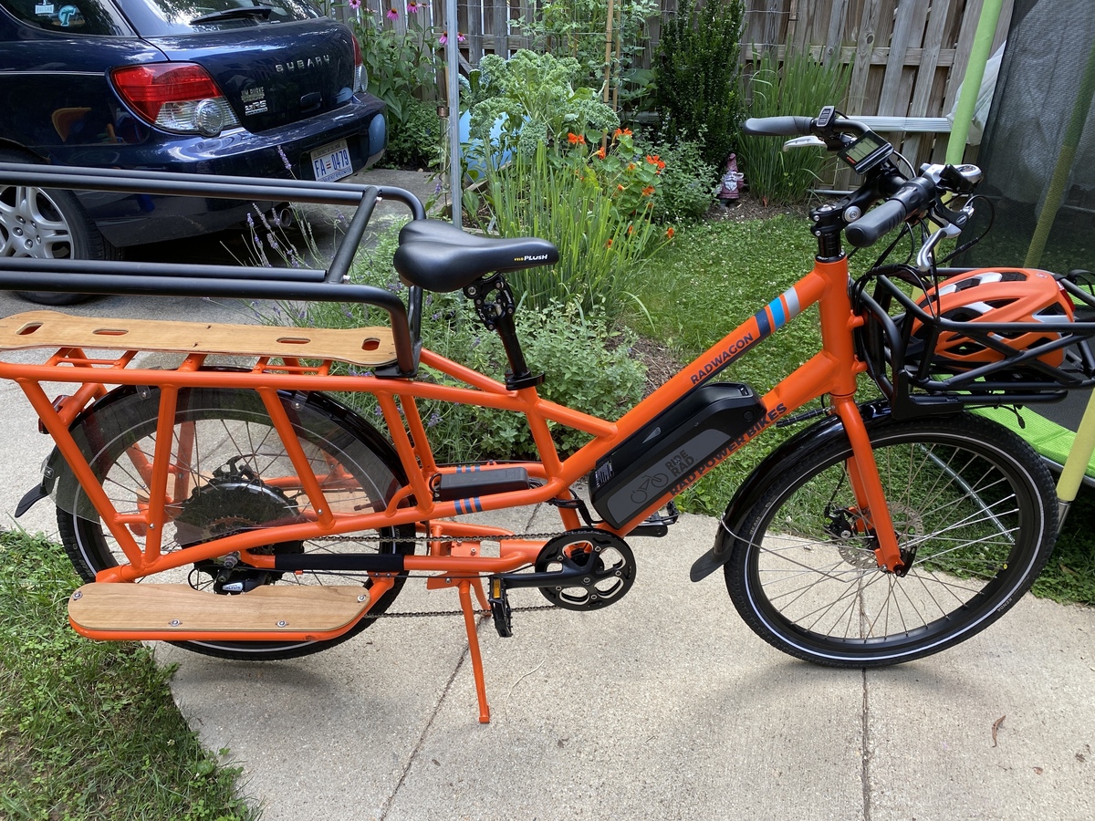 2019 Rad Power Bikes Radwagon cargo bike (rear storage)