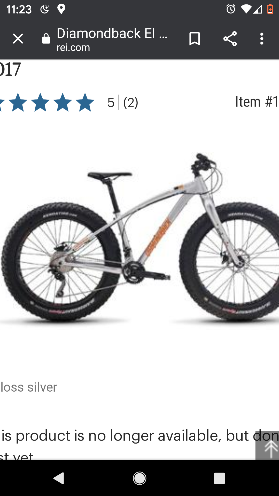 Stolen 2017 Diamondback El Oso Dos