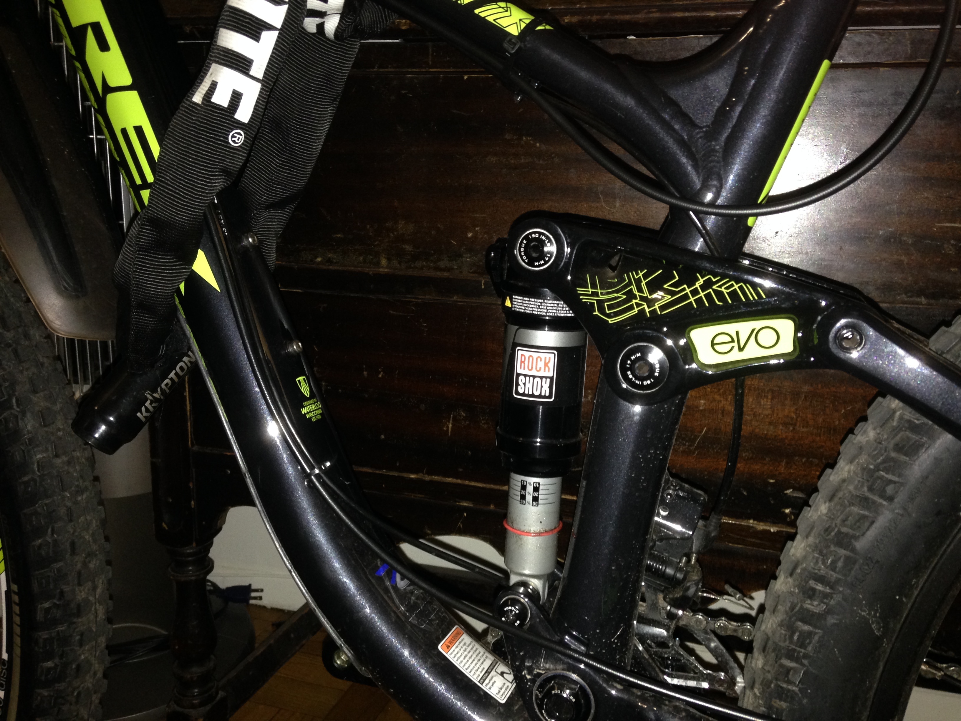 2015 Trek full floater mountain bike