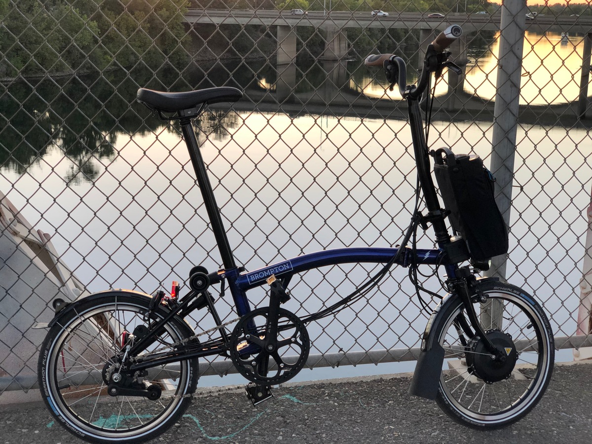 Brompton Bicycle Electric Folding Bike H Type Six Spee...
