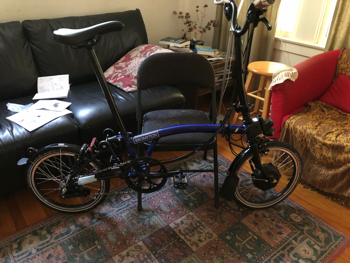 Brompton Bicycle Electric Folding Bike H Type Six Spee...