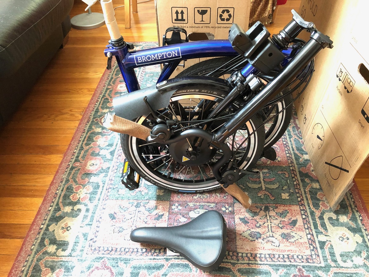 Brompton Bicycle Electric Folding Bike H Type Six Spee...