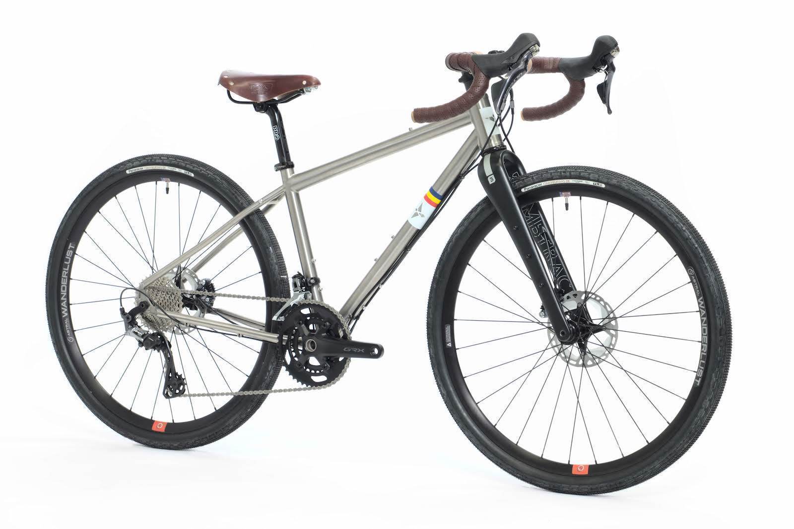 2020 Corvid Cycles GRT custom titanium XS bike