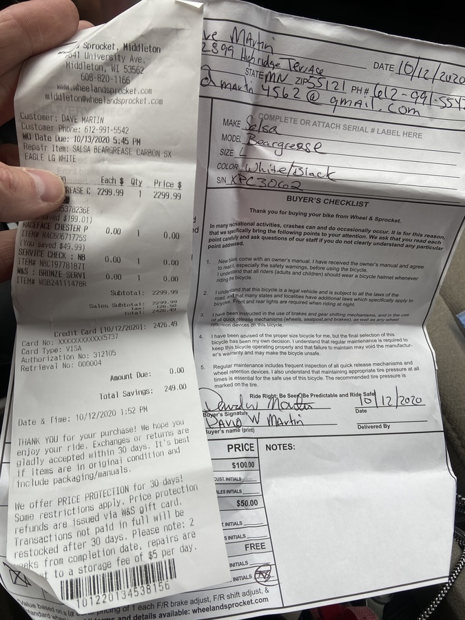 2020 Salsa Beargrease